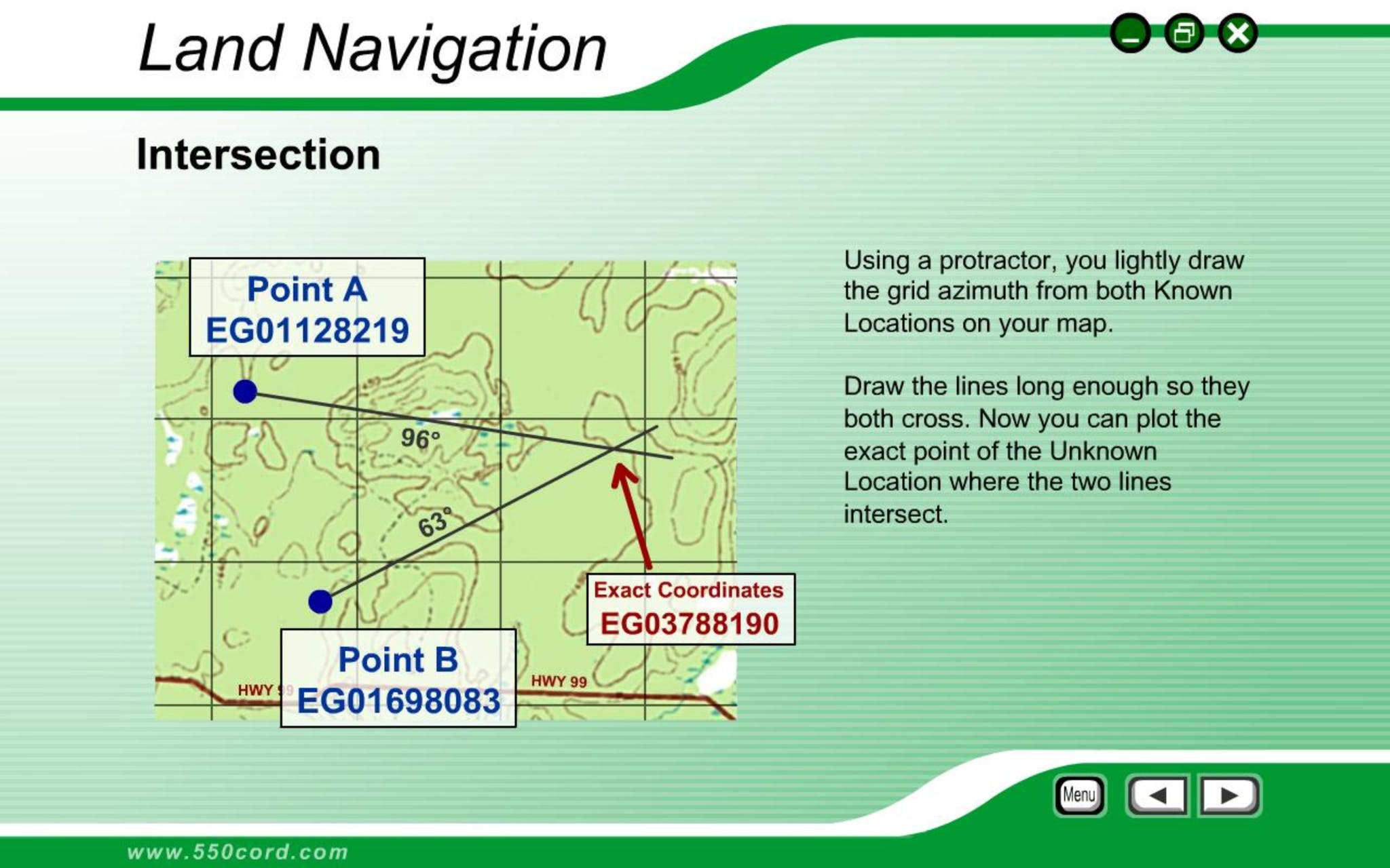 Land Navigation Training 550 Cord Military Software